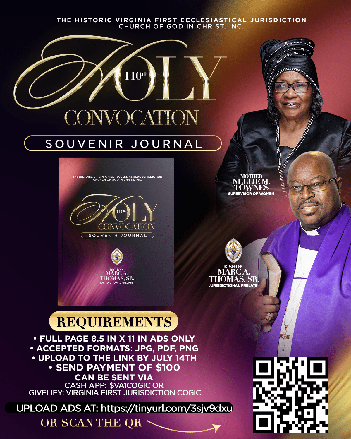 110th Holy Convocation – Historic First Jurisdiction of Virginia