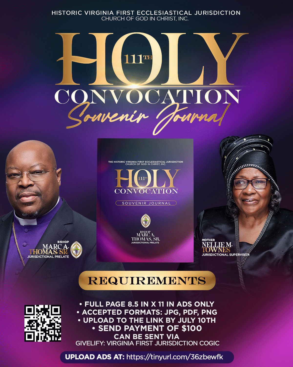 111th Holy Convocation – Historic First Jurisdiction of Virginia